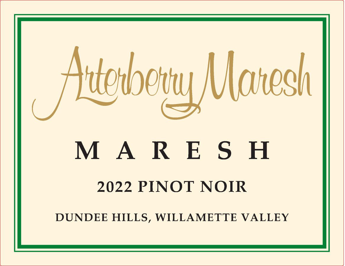 Arterberry Maresh Maresh Vineyard Pinot Noir 2022 – Avalon Wine