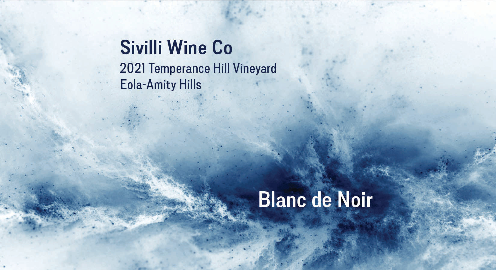 Sivilli Wine Co. Temperance Hill Vineyard Blanc de Noir 2021 – Avalon Wine